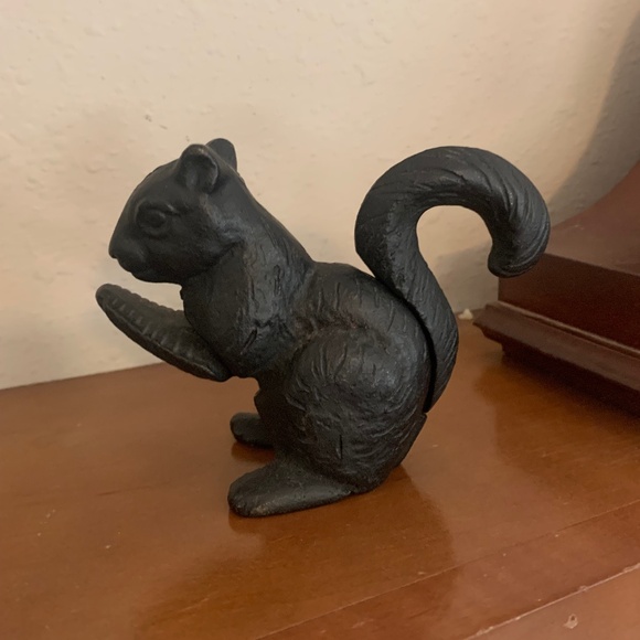 Vintage | Accents | Antiquevintage Cast Iron Squirrel Nutcracker | Poshmark